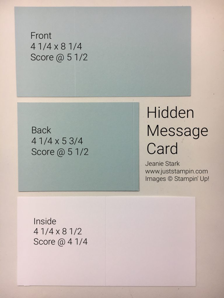 H is for Hidden Message Fun Fold – Just Stampin'