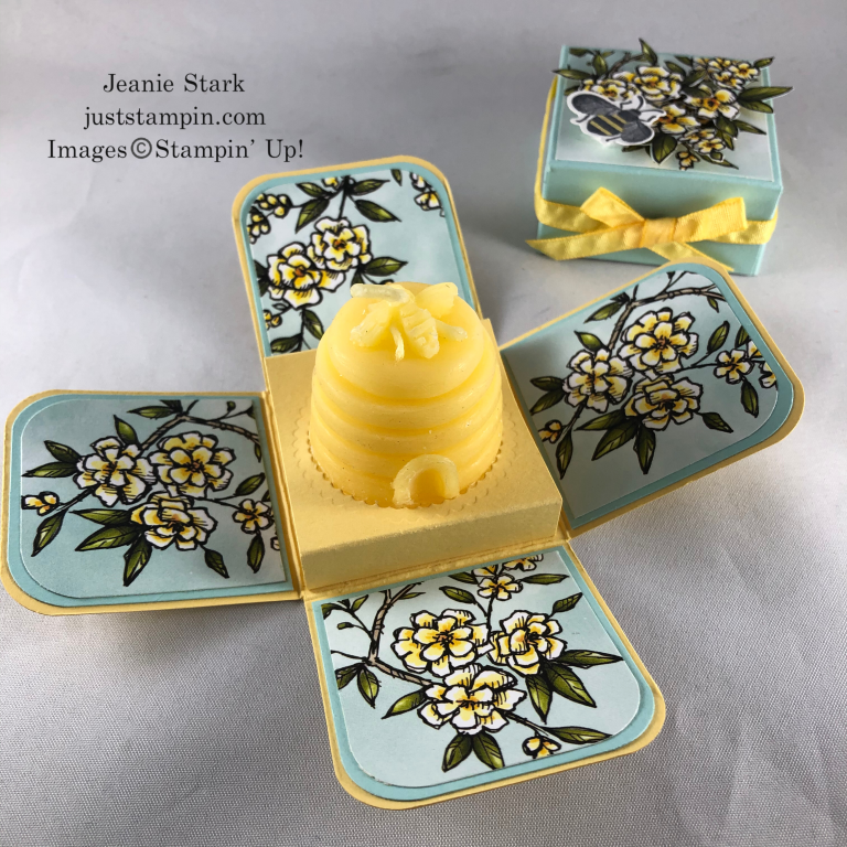 Explosion Candle Box for Bee Hive Tea Lights – Just Stampin'