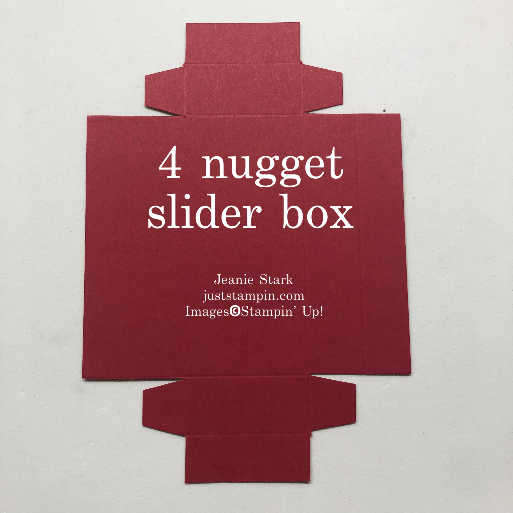 Say It With Chocolate…Hershey Nugget Boxes – Just Stampin'