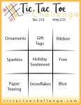 Lighting Up Night Divine for Tic Tac Toe Challenge #233 – Just Stampin'