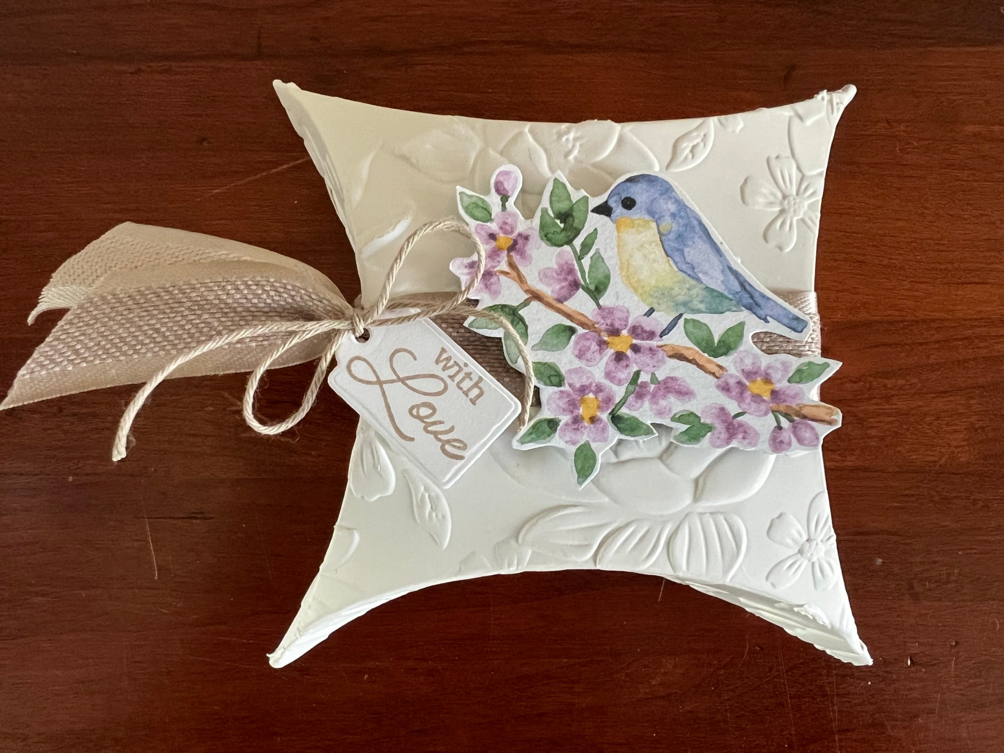 Layered Florals Square Pillow Box & February Card Kit To Go – Just Stampin'