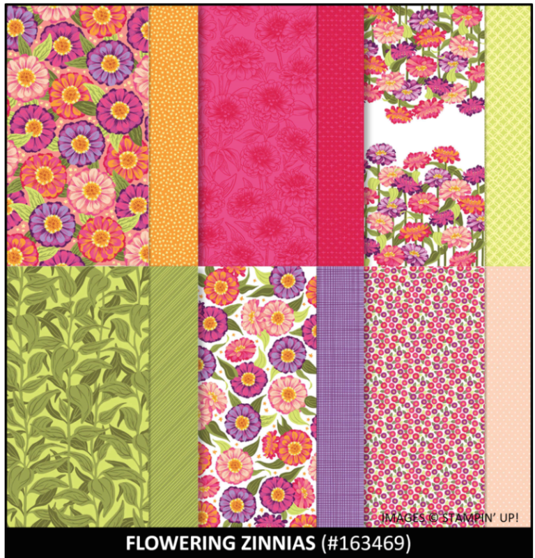 Flowering Zinnias Clutch Purse & Note Cards – Just Stampin'