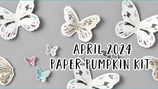 April Paper Pumpkin banner – Just Stampin'