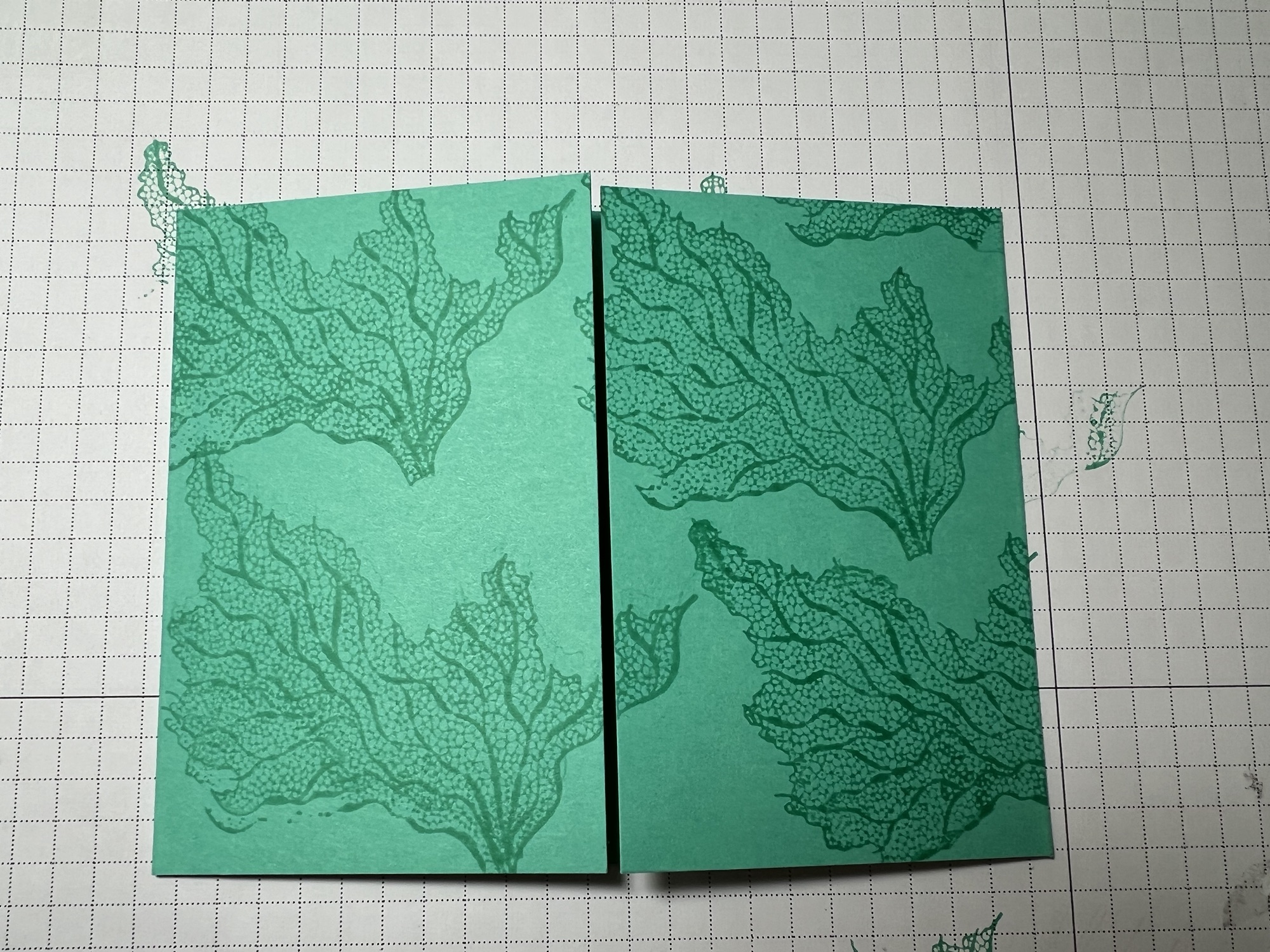 Stamped Background Fun Fold with Beauty Of The Deep – Just Stampin'