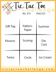 Something Fancy for Tic Tac Toe Challenge #253 – Just Stampin'
