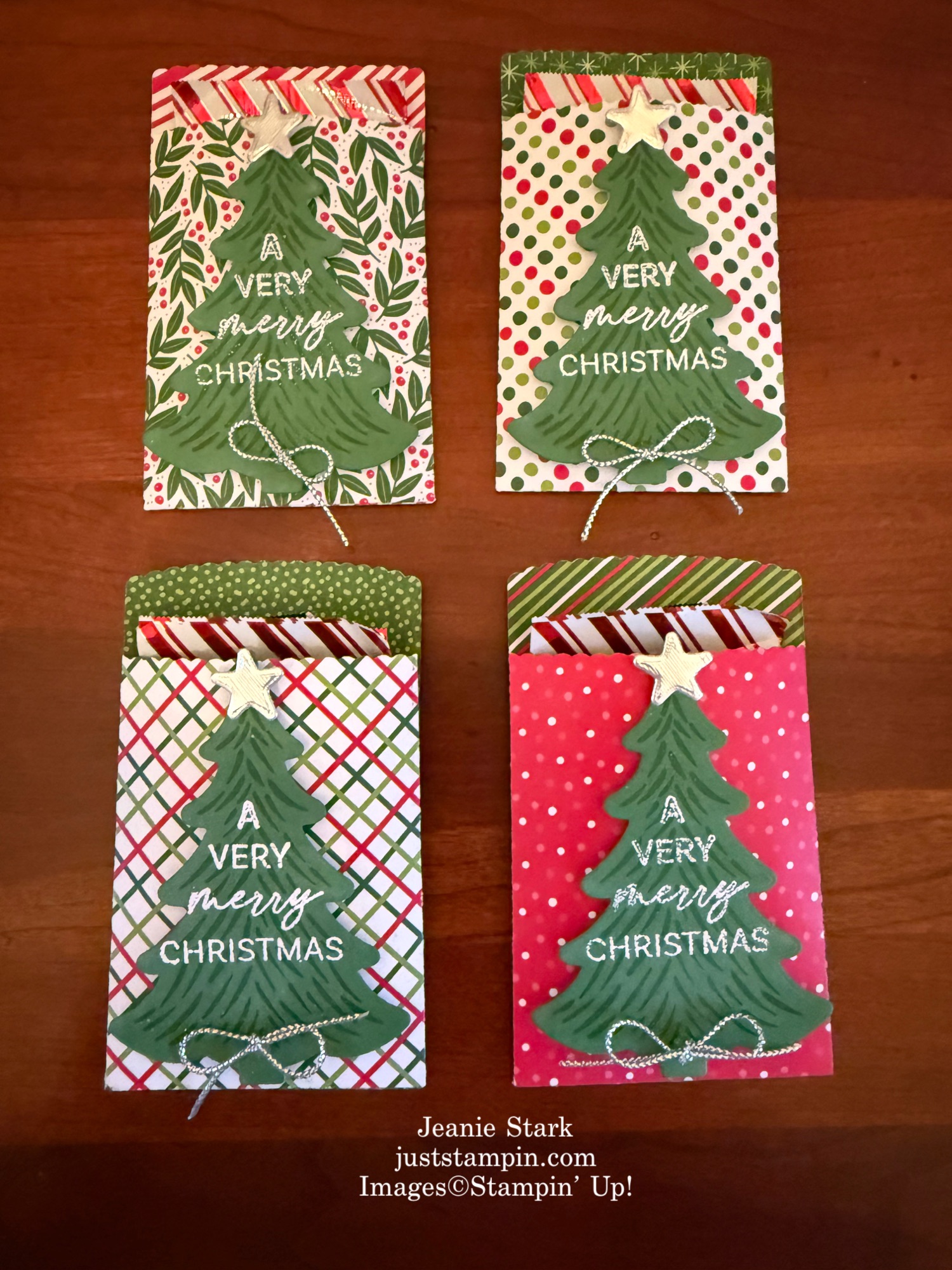 Holiday Table Favors with the Mini Pocket Envelope Dies – Just Stampin'