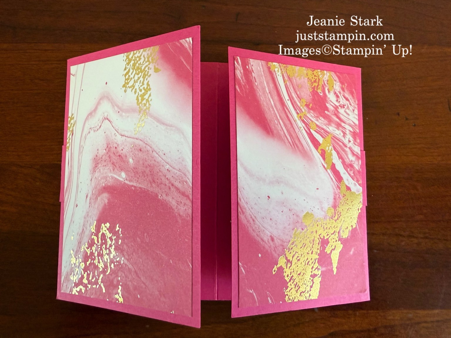 Pop-Out Fun Fold for Mystery Stampin’ with Pretty Florals & Marbled ...