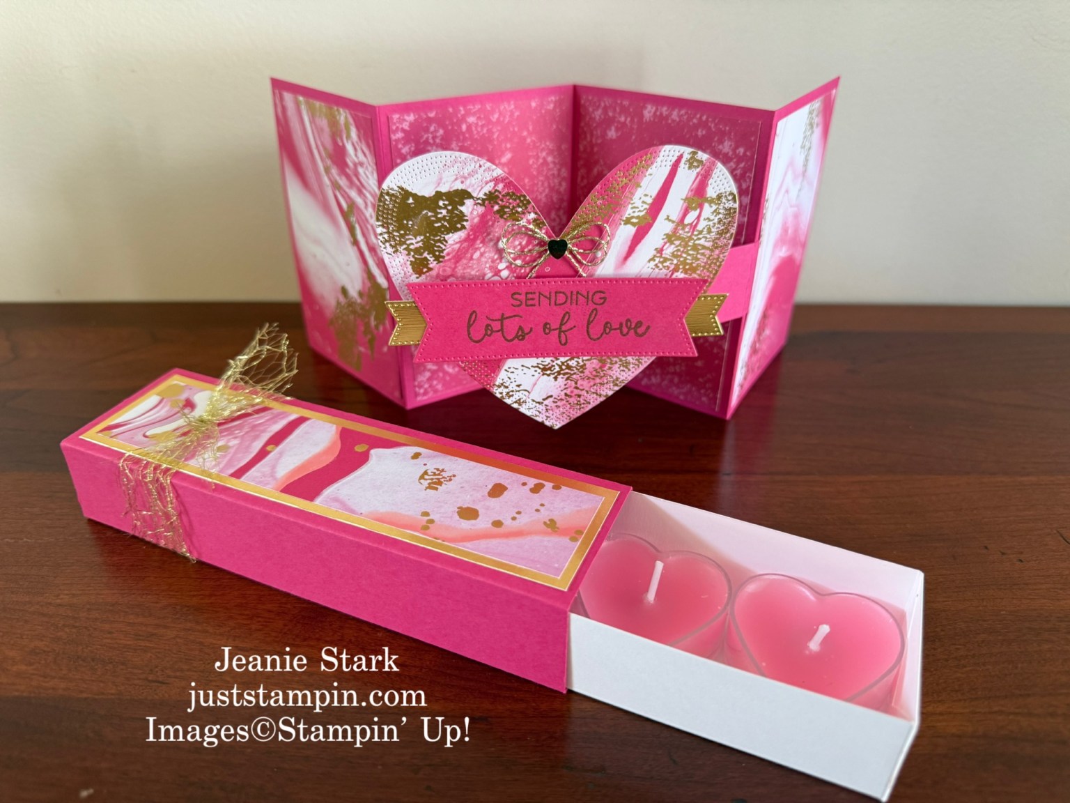 Marbled Elegance Tea Light Box – Just Stampin'