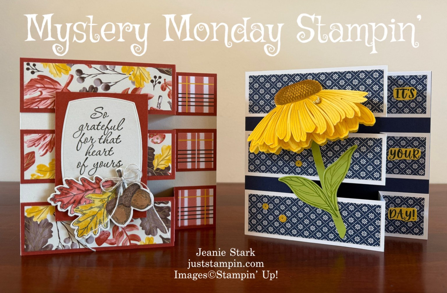 triple panel Z fold cards – Just Stampin'