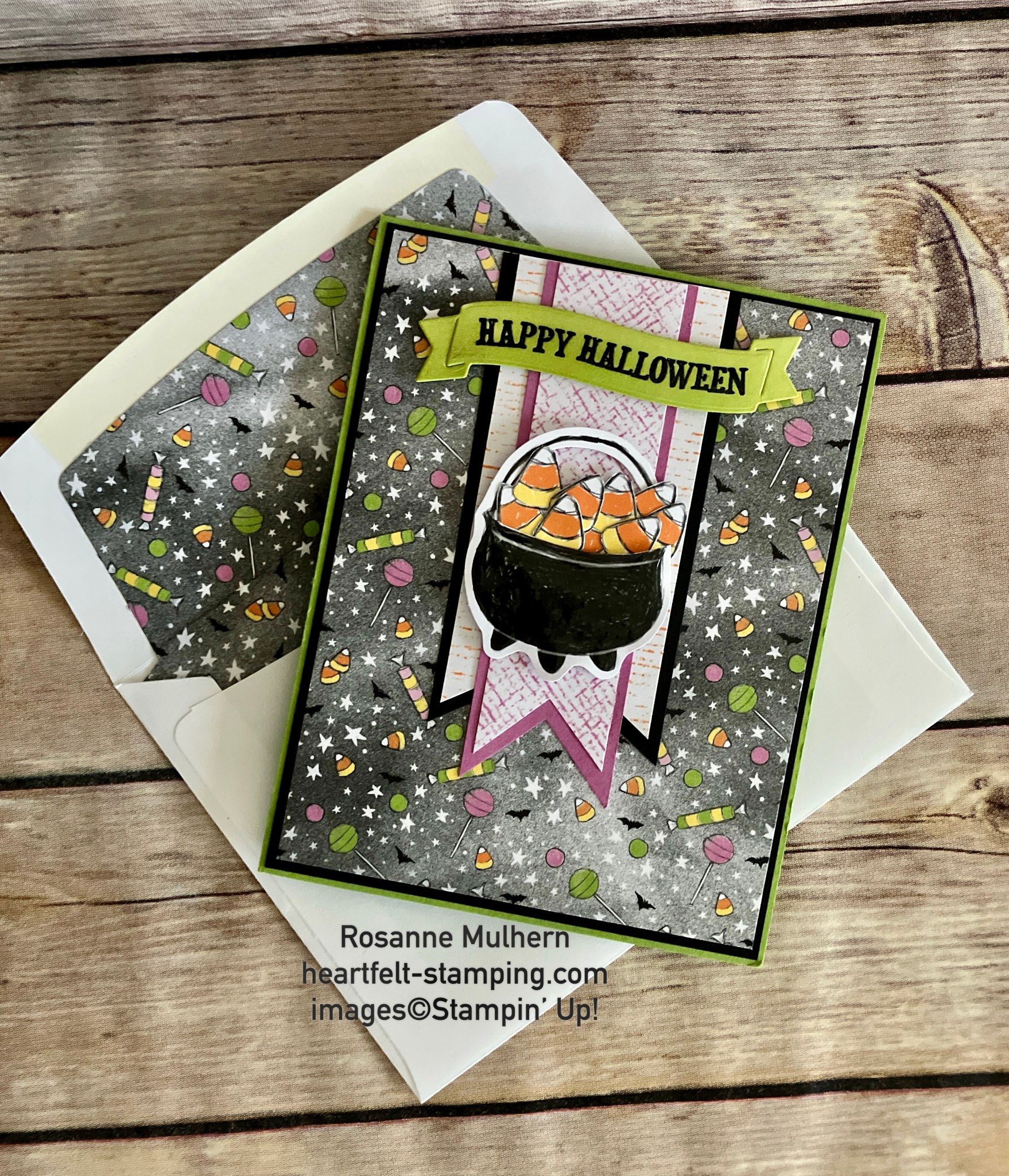 No Tricks, Just Treats…Halloween Door Hanger & Card – Just Stampin'