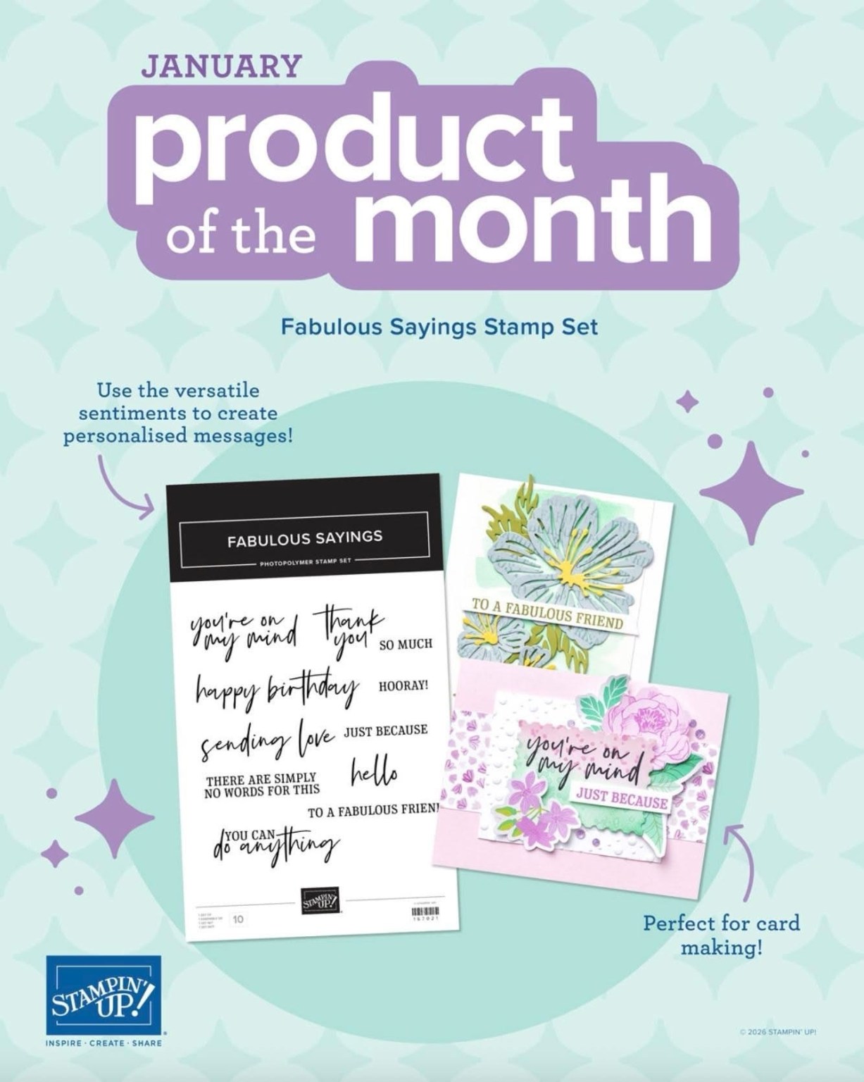 pillar cards – Just Stampin'