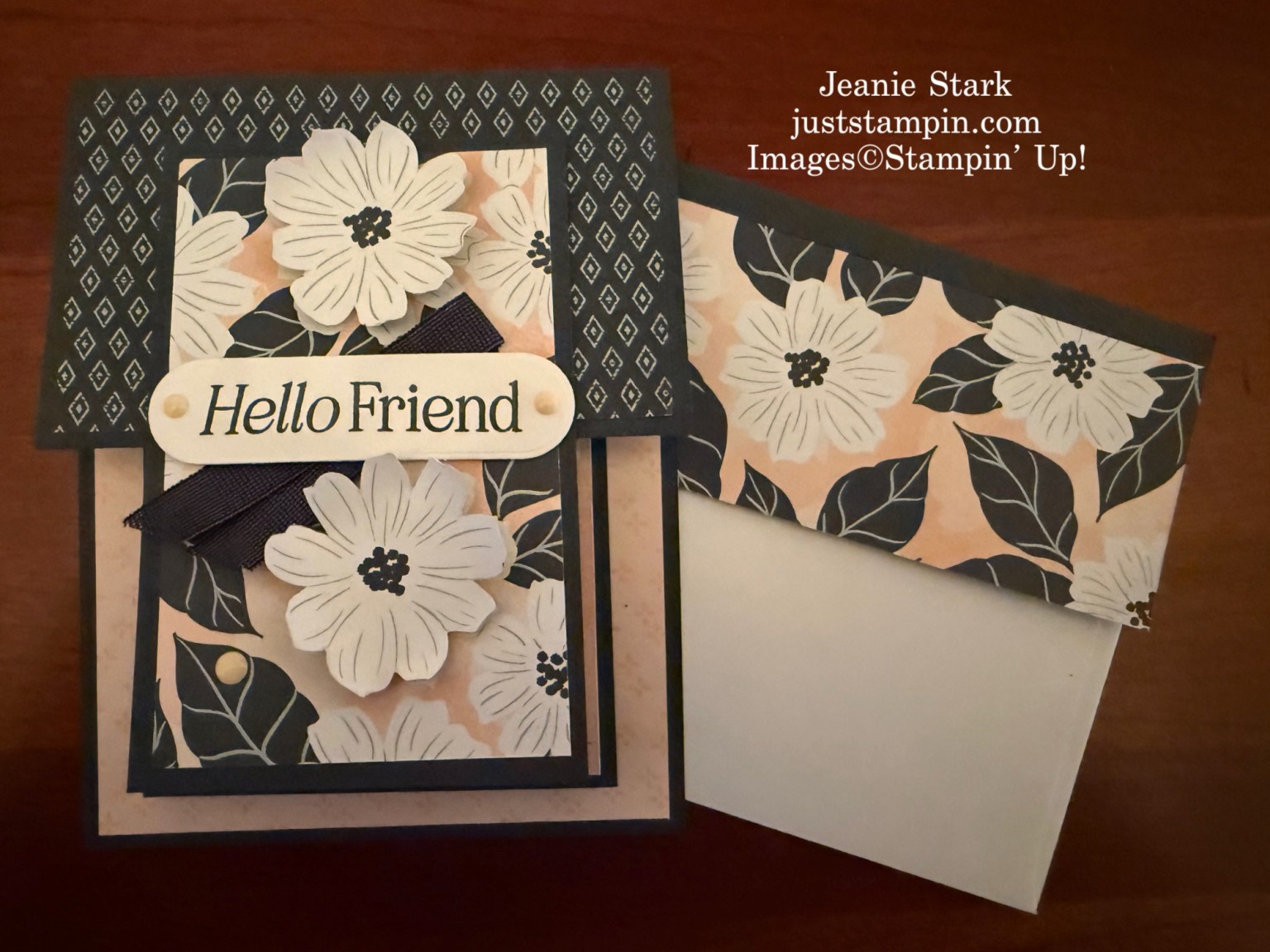 Double Panel Flap Fun Fold Cards with Lovely Blossoms – Just Stampin'
