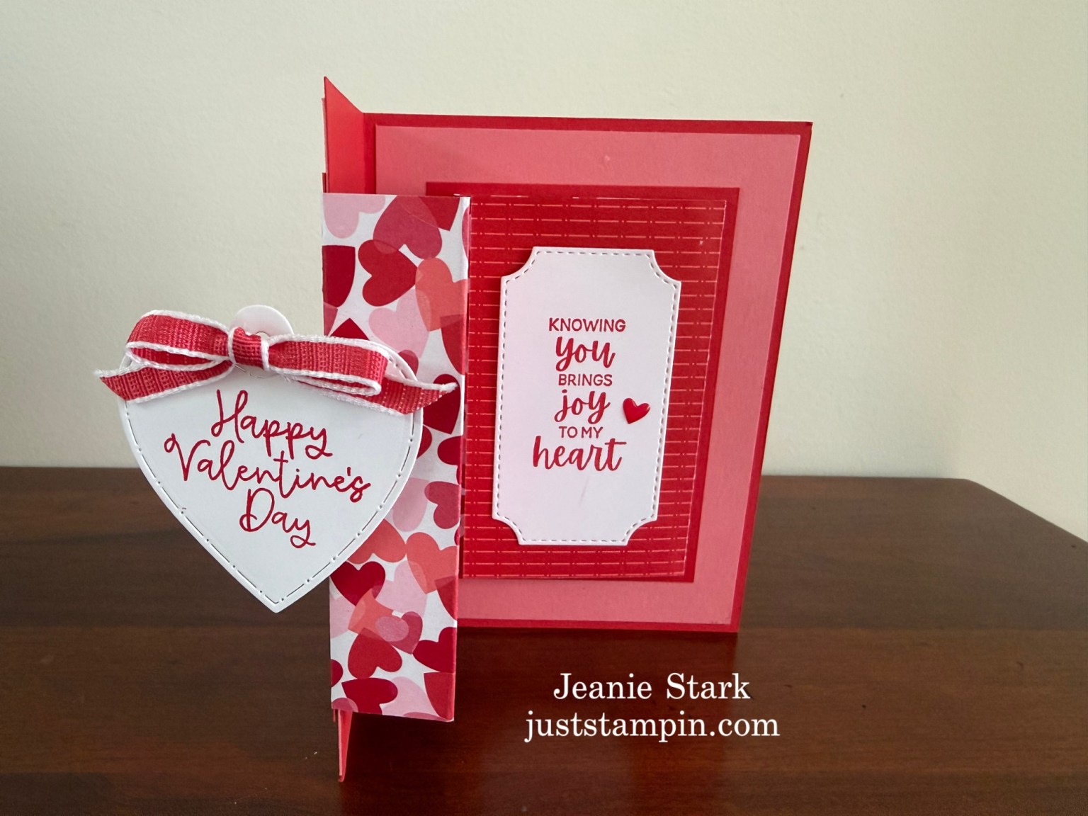 Hidden Message Valentine Cards with True Blue Florals & Made With Love ...